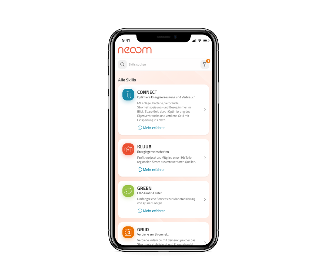 Strom Sharing im neoom KLUUB | neoom